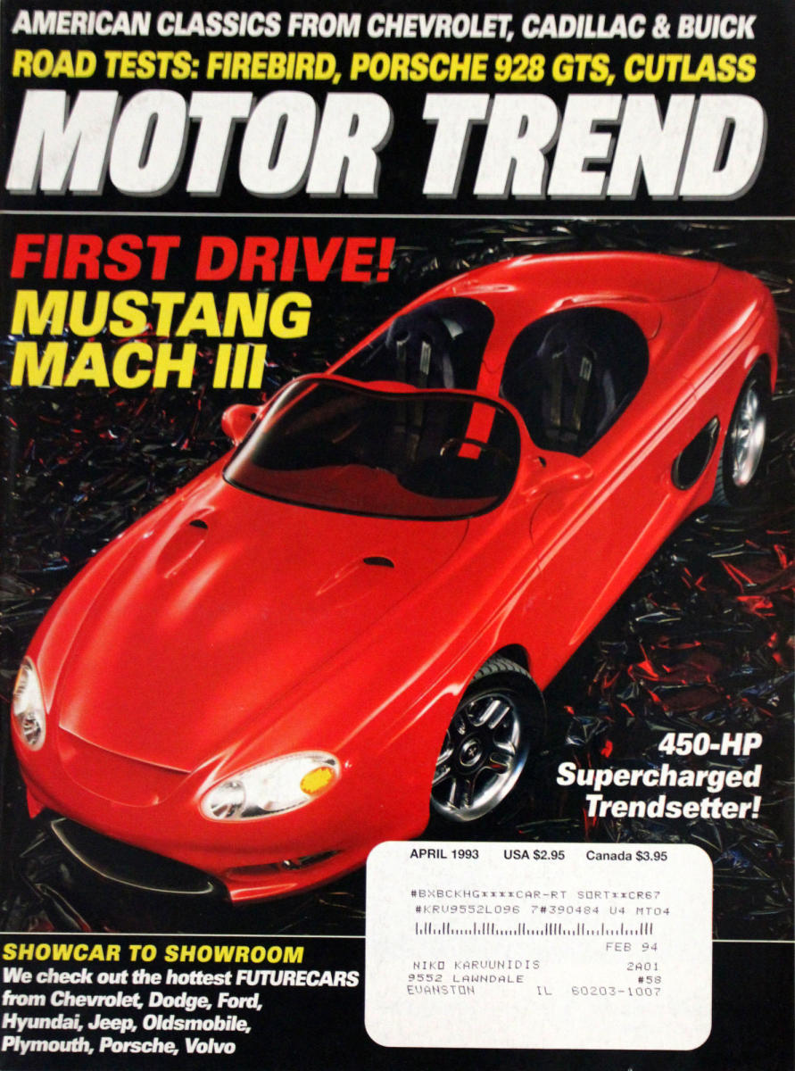 Motor Trend | April 1993 at Wolfgang's
