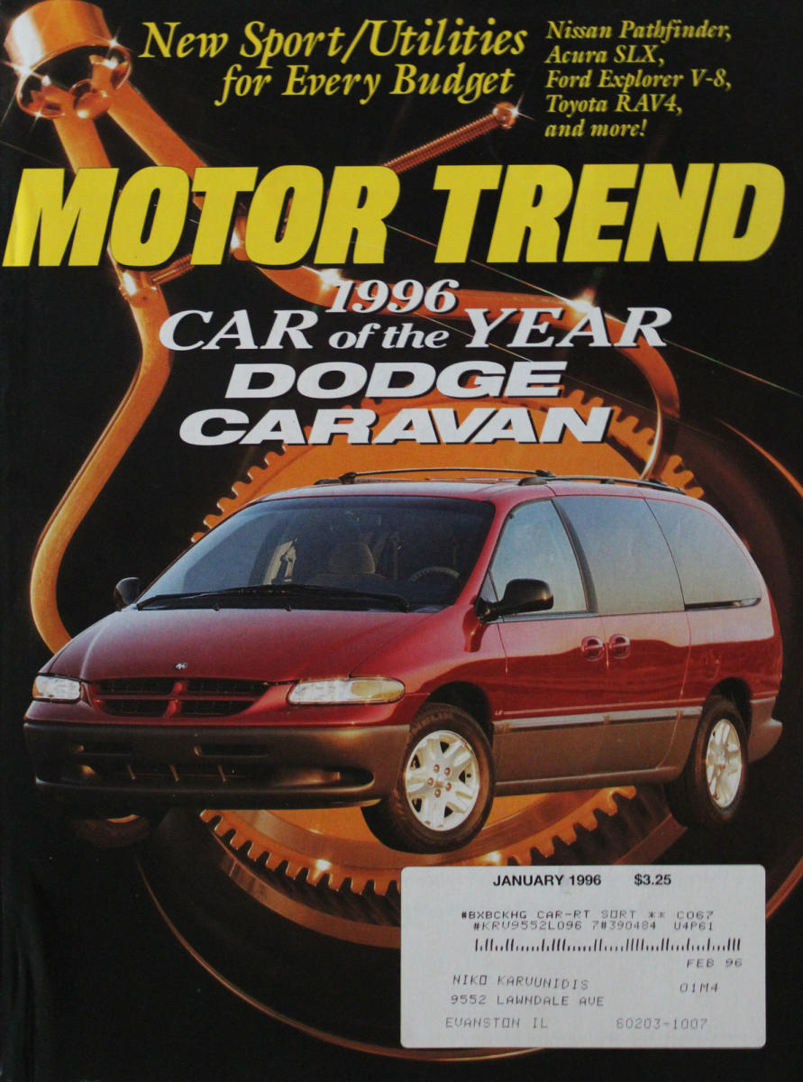 Motor Trend | January 1996 at Wolfgang's