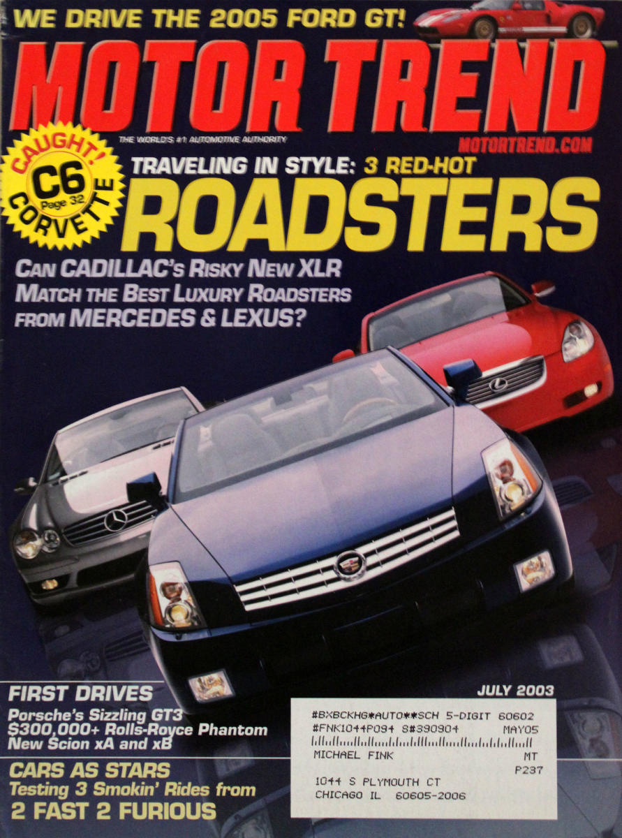 Motor Trend | July 2003 at Wolfgang's