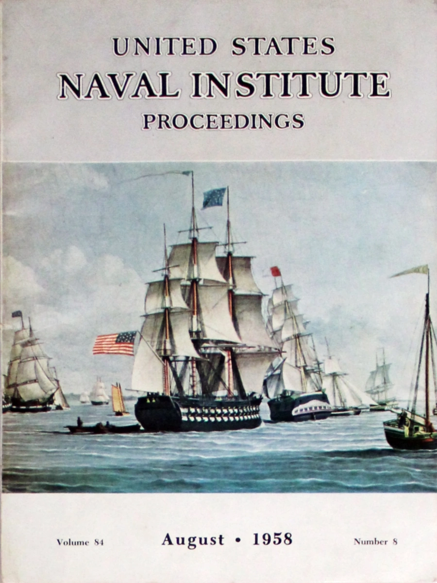U.S. Naval Institute Proceedings | August 1958 at Wolfgang's