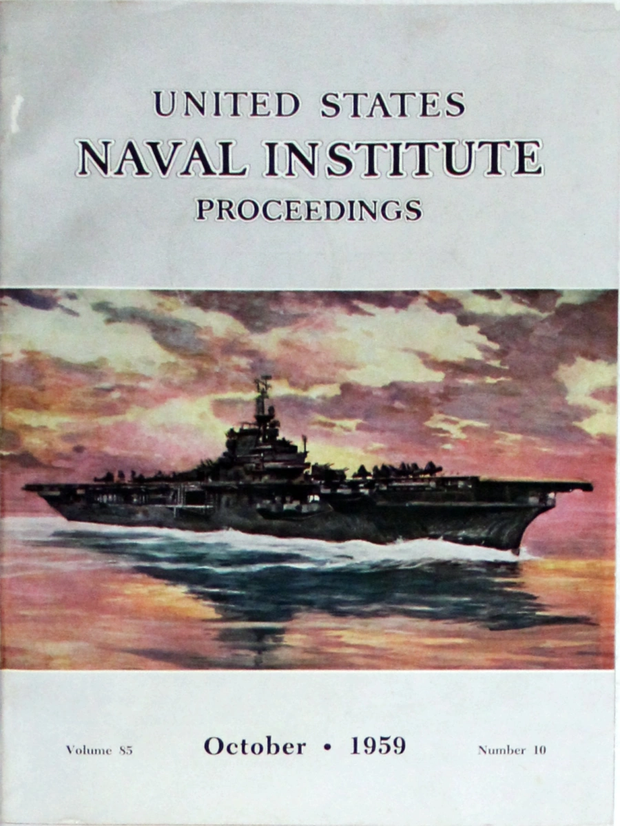 U.S. Naval Institute Proceedings | October 1959 at Wolfgang's