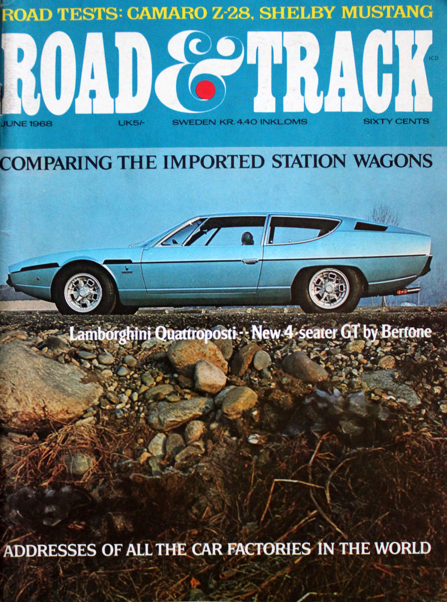 Road & Track | June 1968 at Wolfgang's