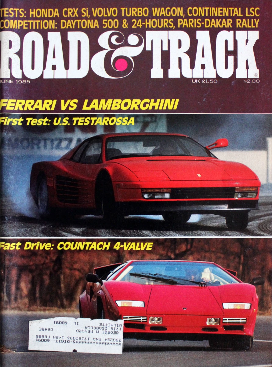 Road & Track | June 1985 at Wolfgang's