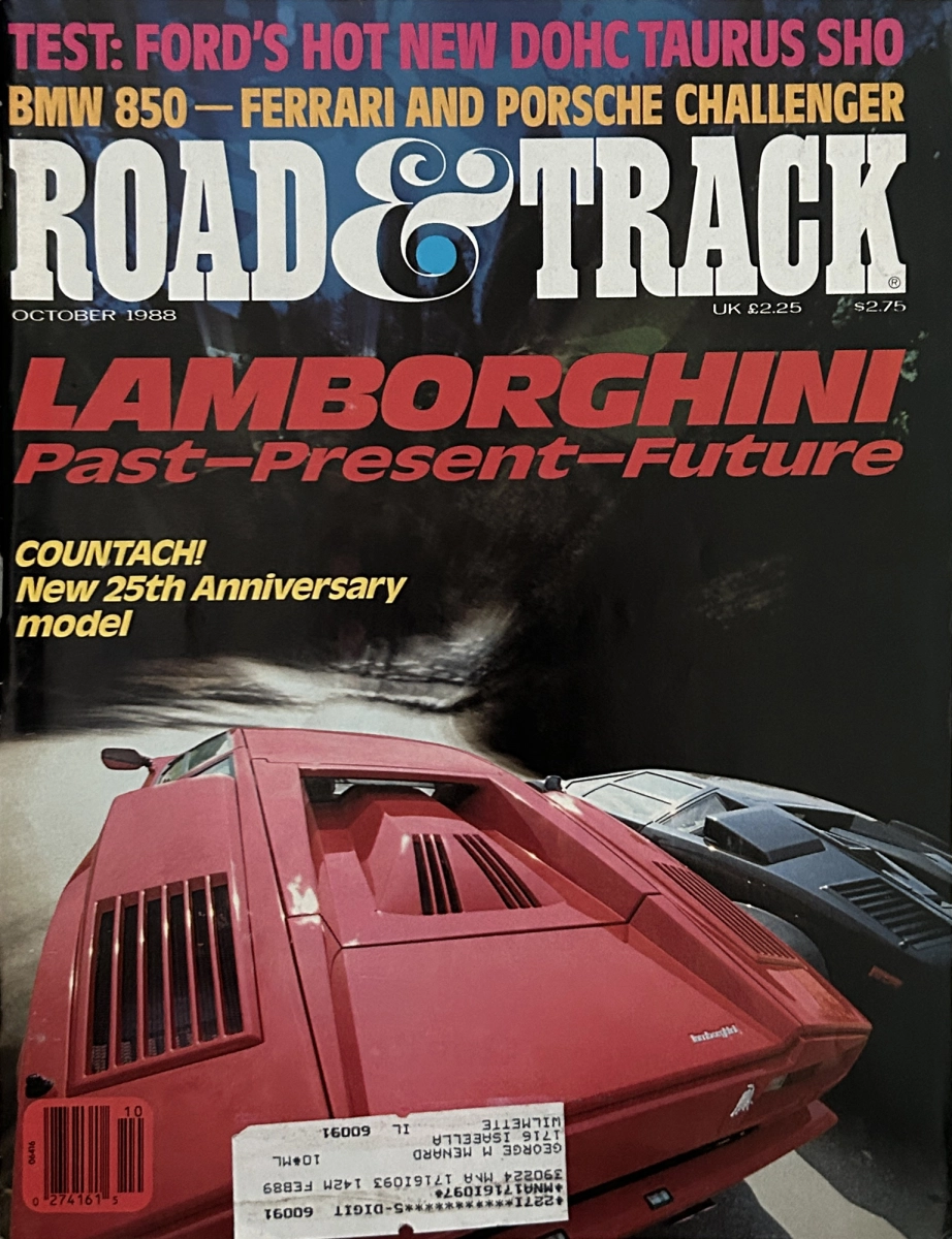 Road & Track | October 1988 at Wolfgang's