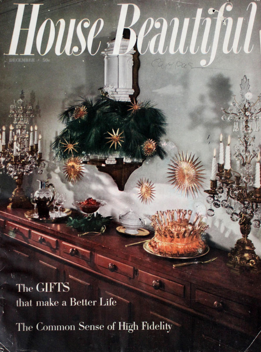 House Beautiful | December 1953 at Wolfgang's