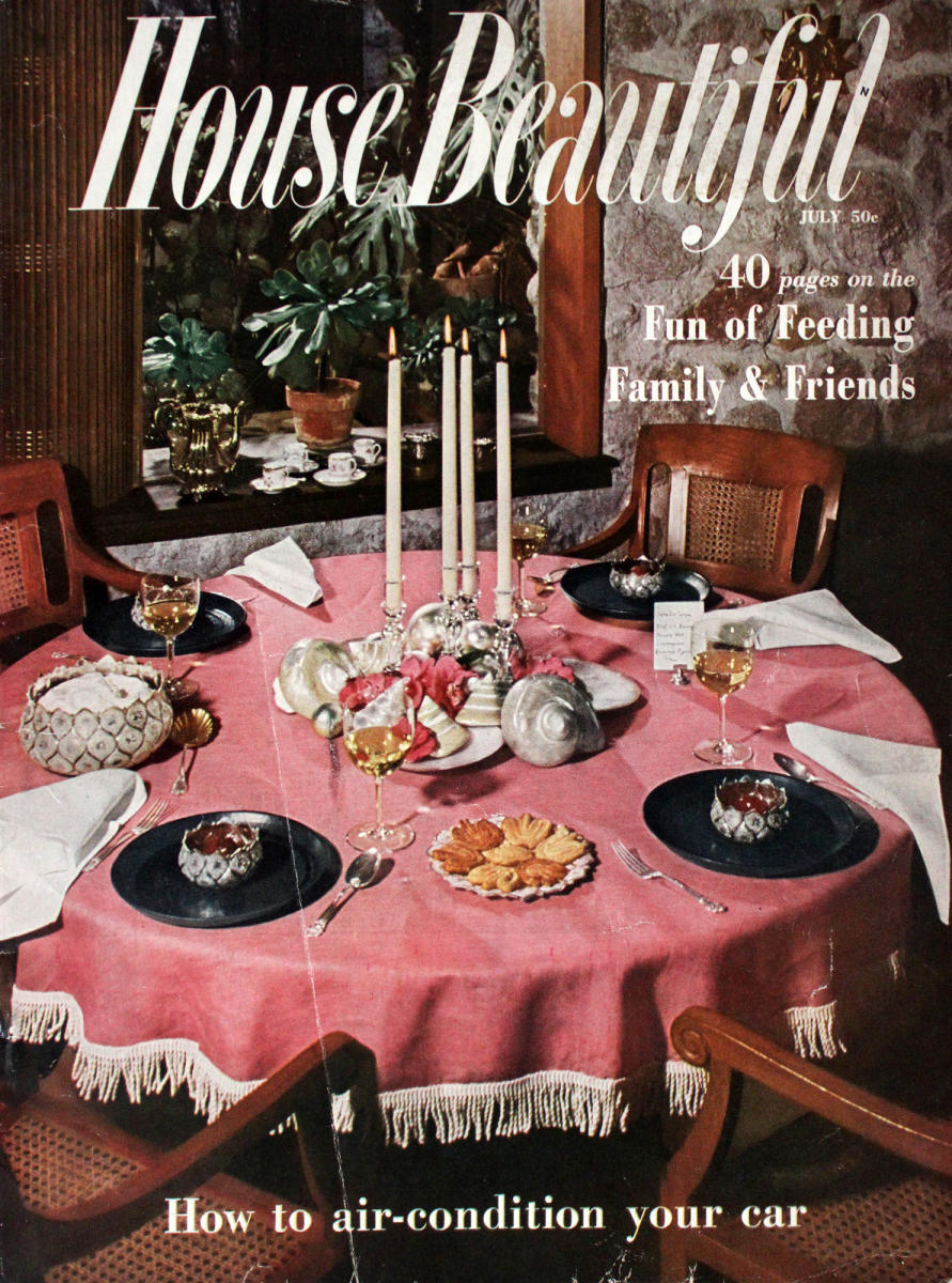 House Beautiful | July 1957 at Wolfgang's