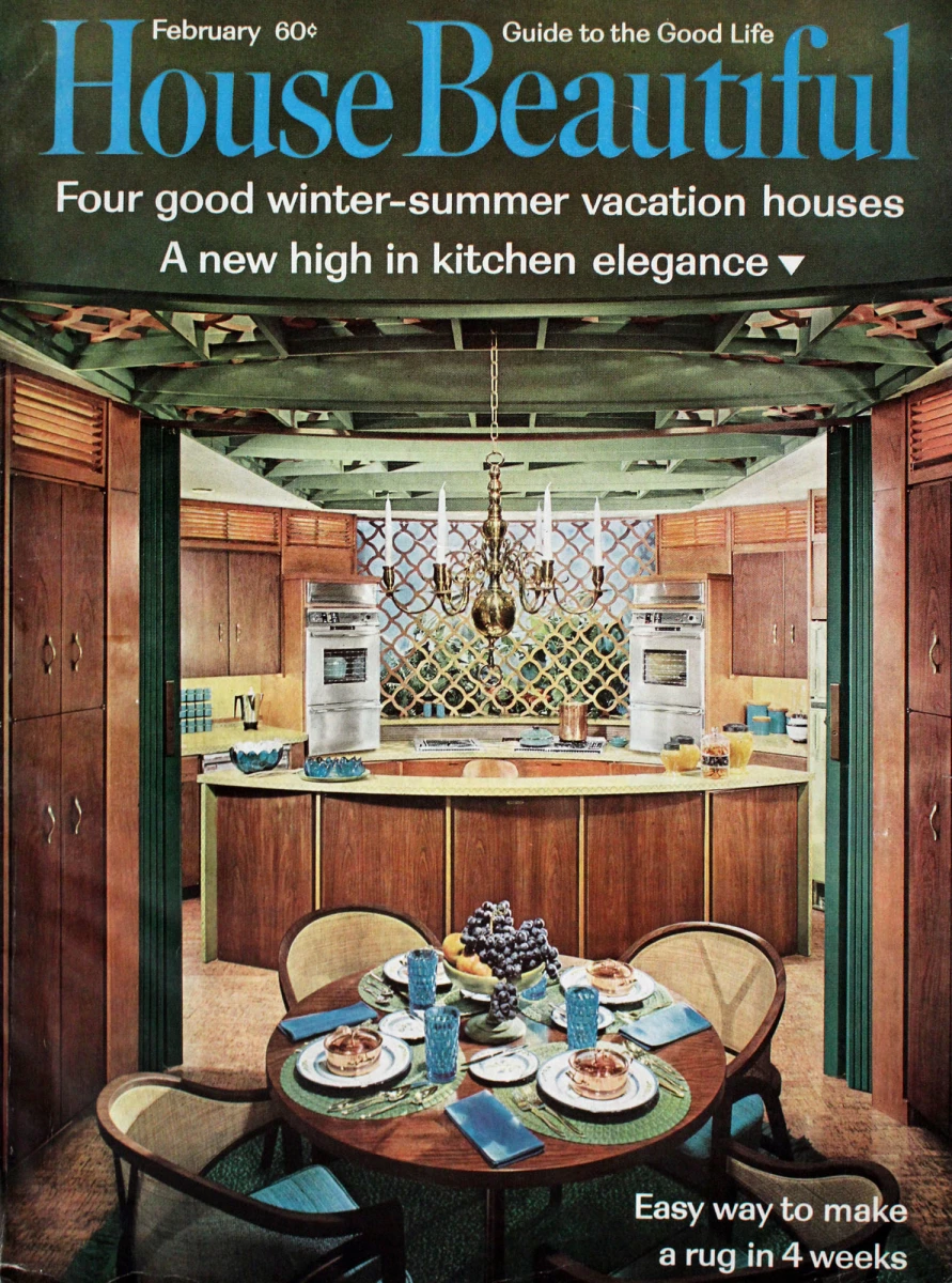 House Beautiful | February 1963 at Wolfgang's
