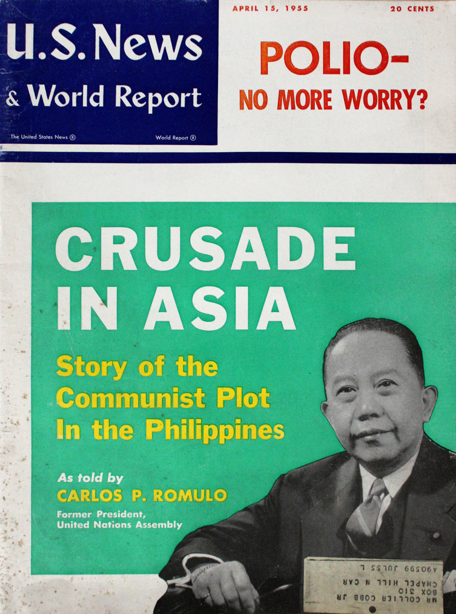 U.S. News & World Report | April 15, 1955 at Wolfgang's