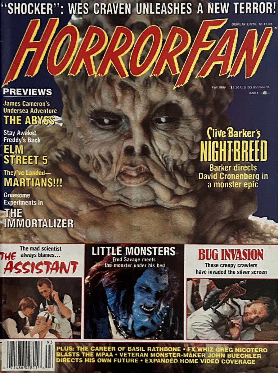 Horror Fan | September 1989 at Wolfgang's