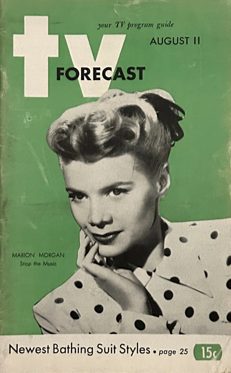 TV Forcast | August 11, 1951 at Wolfgang's