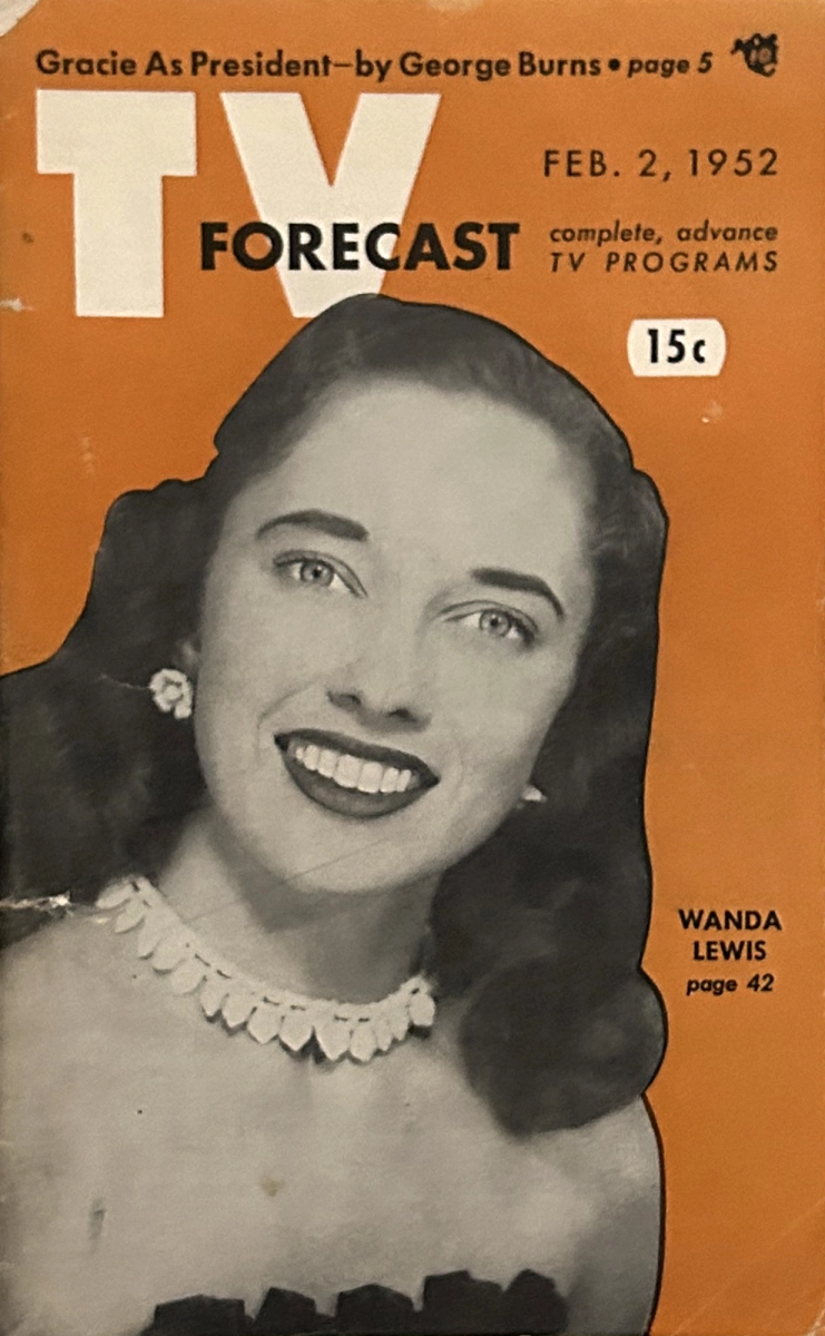 TV Forcast | February 2, 1952 at Wolfgang's