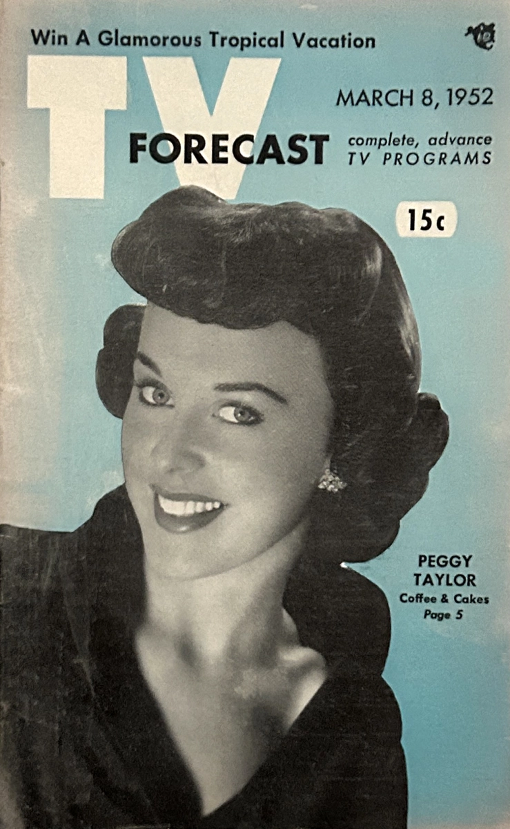 TV Forcast | March 8, 1952 at Wolfgang's