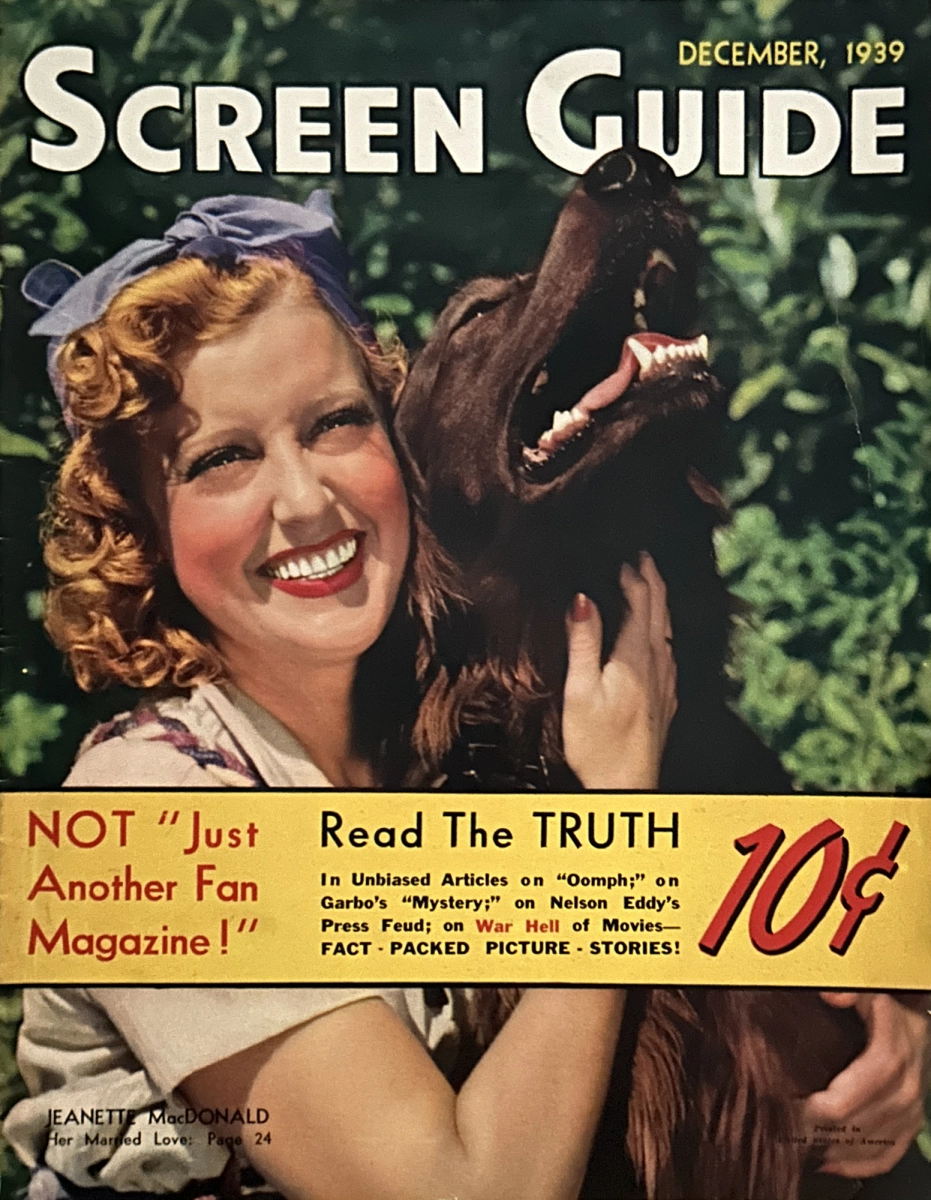 Screen Guide | December 1939 at Wolfgang's