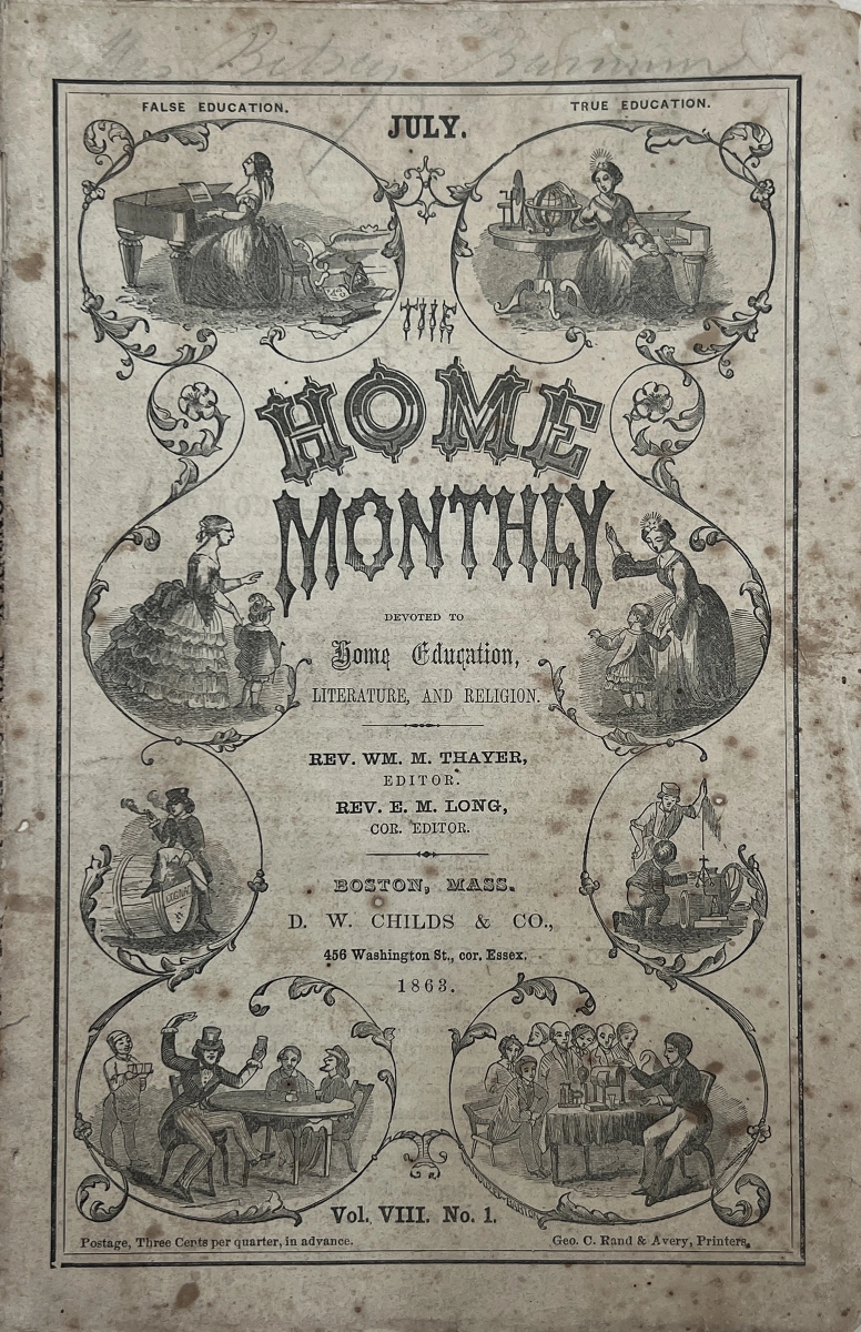 The Home Monthly | July 1863 at Wolfgang's