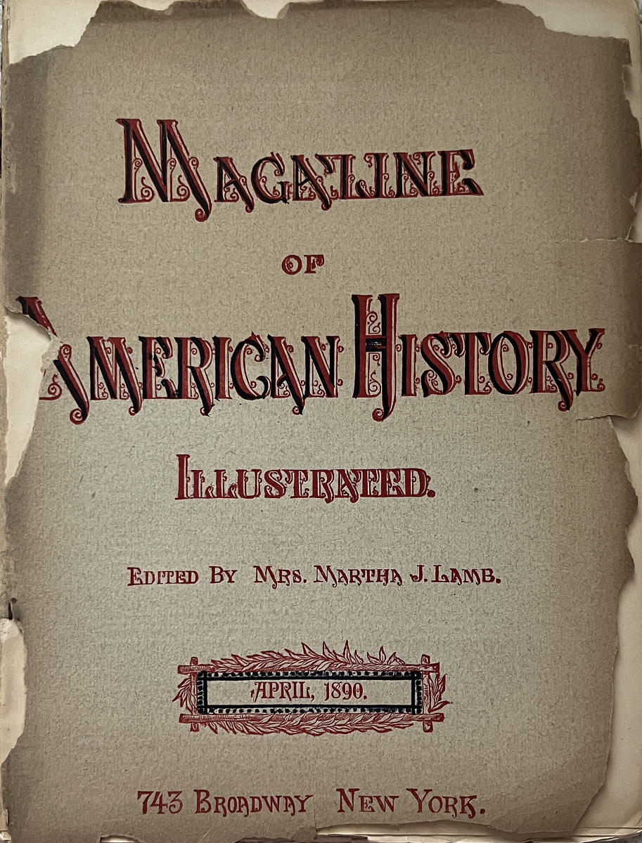 Magazine of American History | April 1890 at Wolfgang's