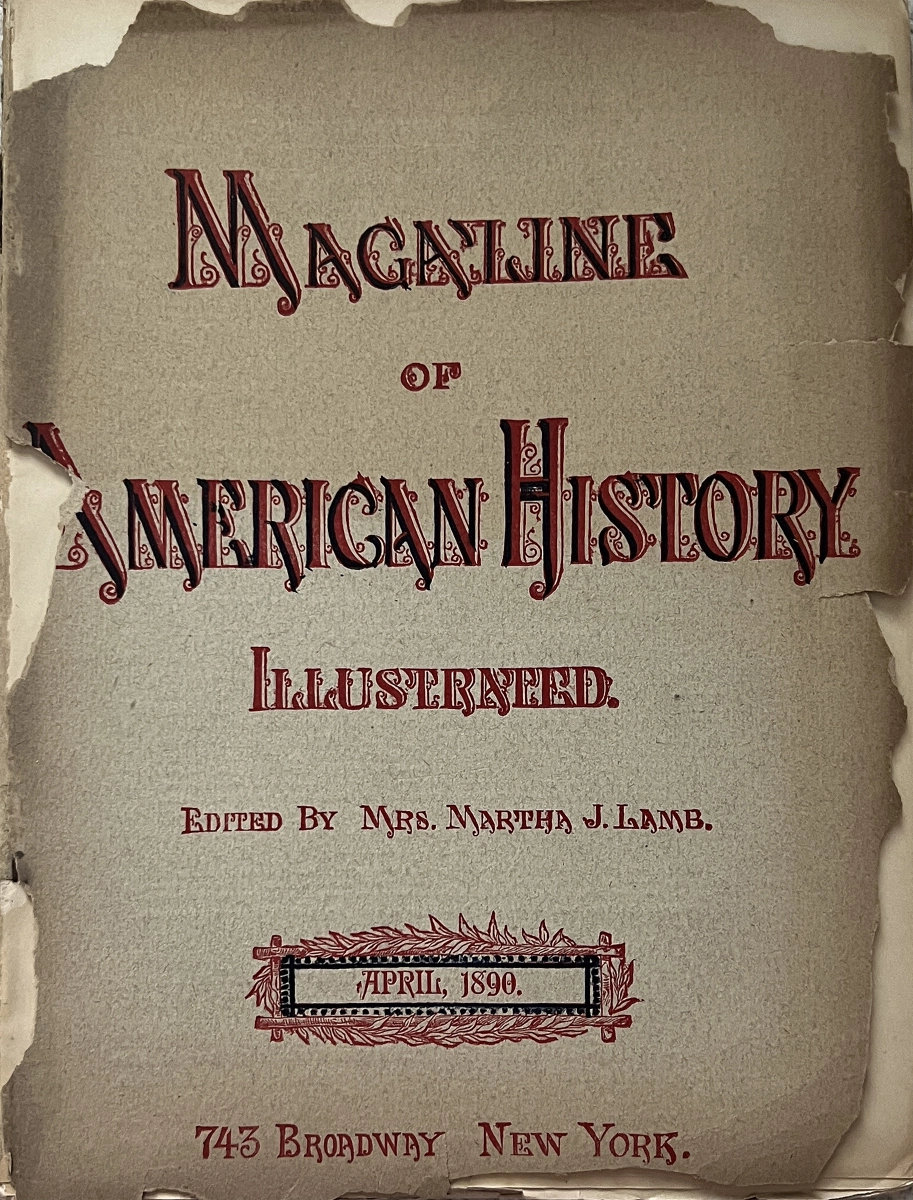 Magazine of American History | April 1890 at Wolfgang's