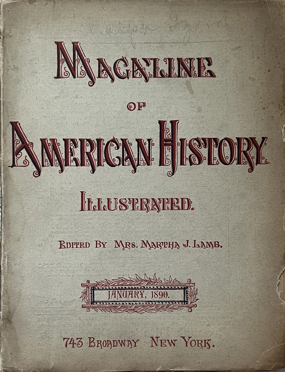Magazine of American History | January 1890 at Wolfgang's