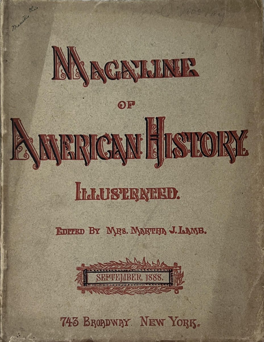 Magazine of American History | September 1888 at Wolfgang's