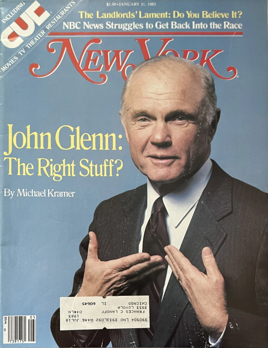 New York Weekly Magazine | January 31, 1983 at Wolfgang's