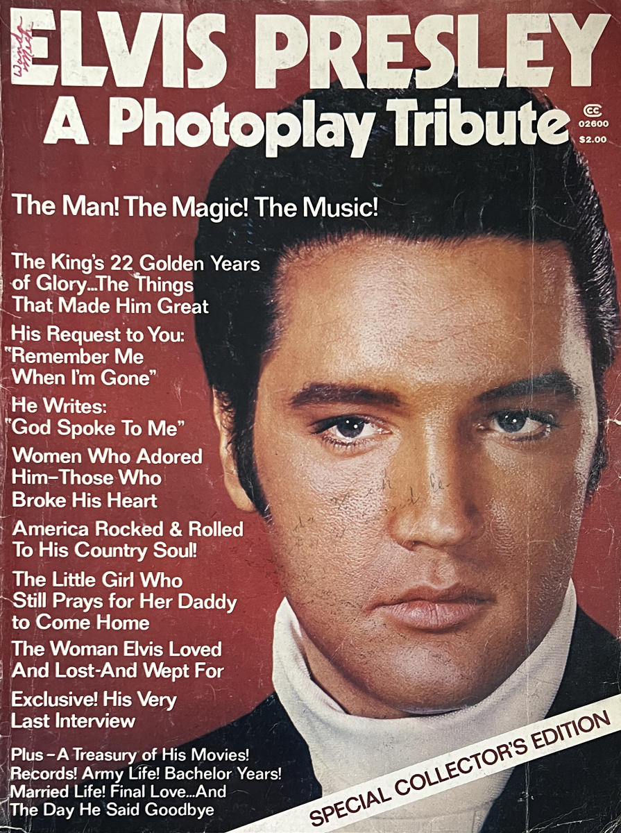 Elvis Presley A Photoplay Tribute | December 1977 at Wolfgang's