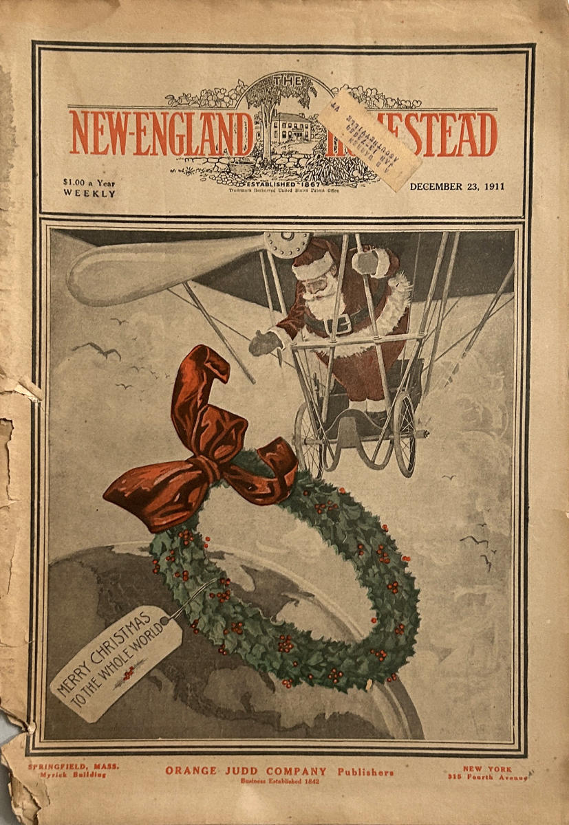 New England Homestead | December 23, 1911 at Wolfgang's