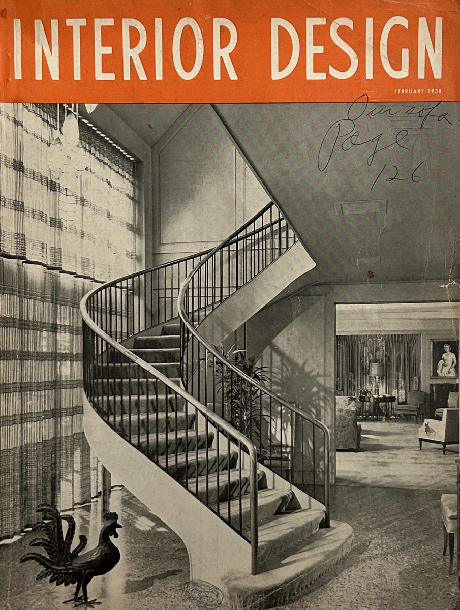 Interior Design | February 1958 at Wolfgang's