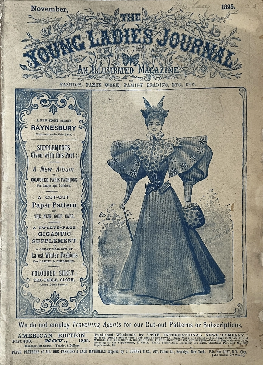The Young Ladies' Journal | November 1895 at Wolfgang's