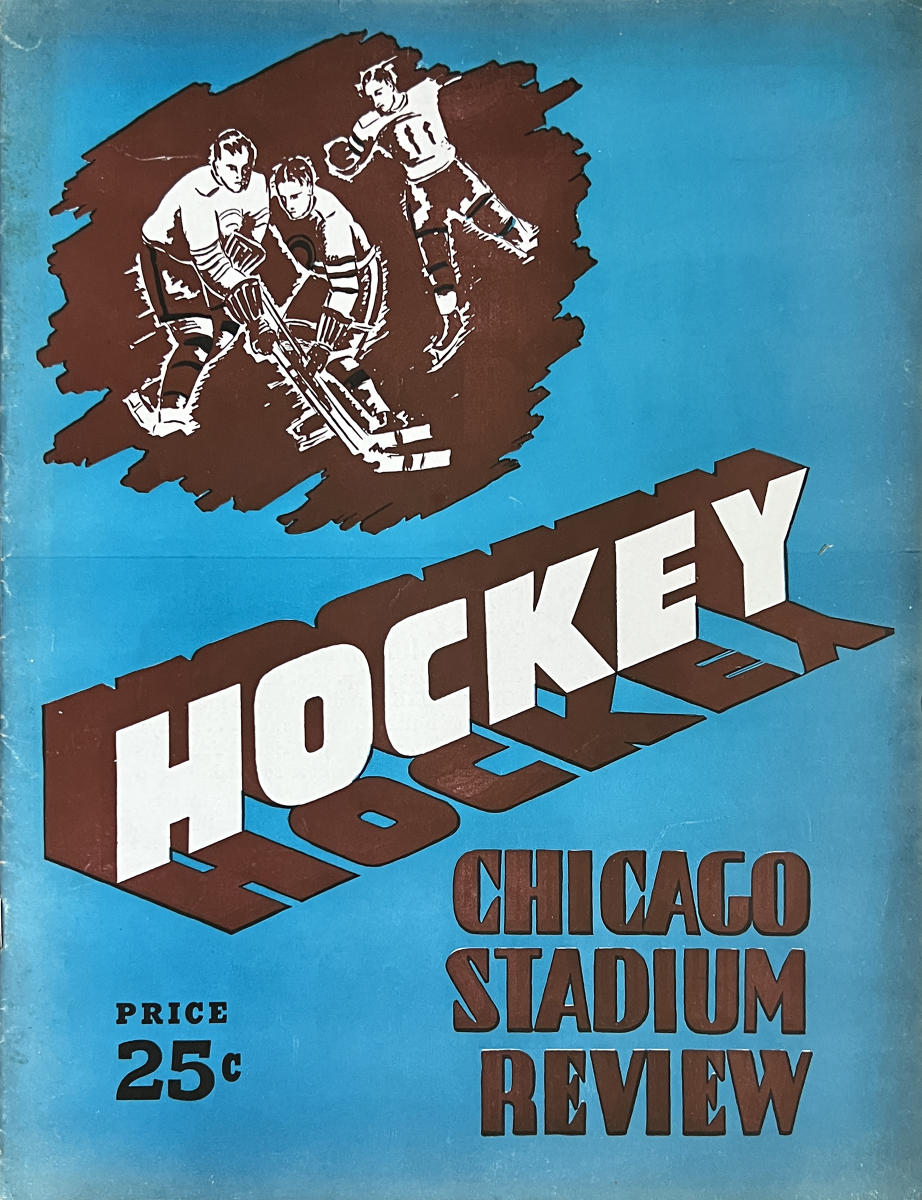 Chicago Stadium Review Hockey | January 1949 at Wolfgang's