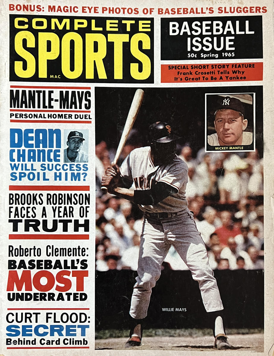 Complete Sports Baseball Issue | March 1965 at Wolfgang's