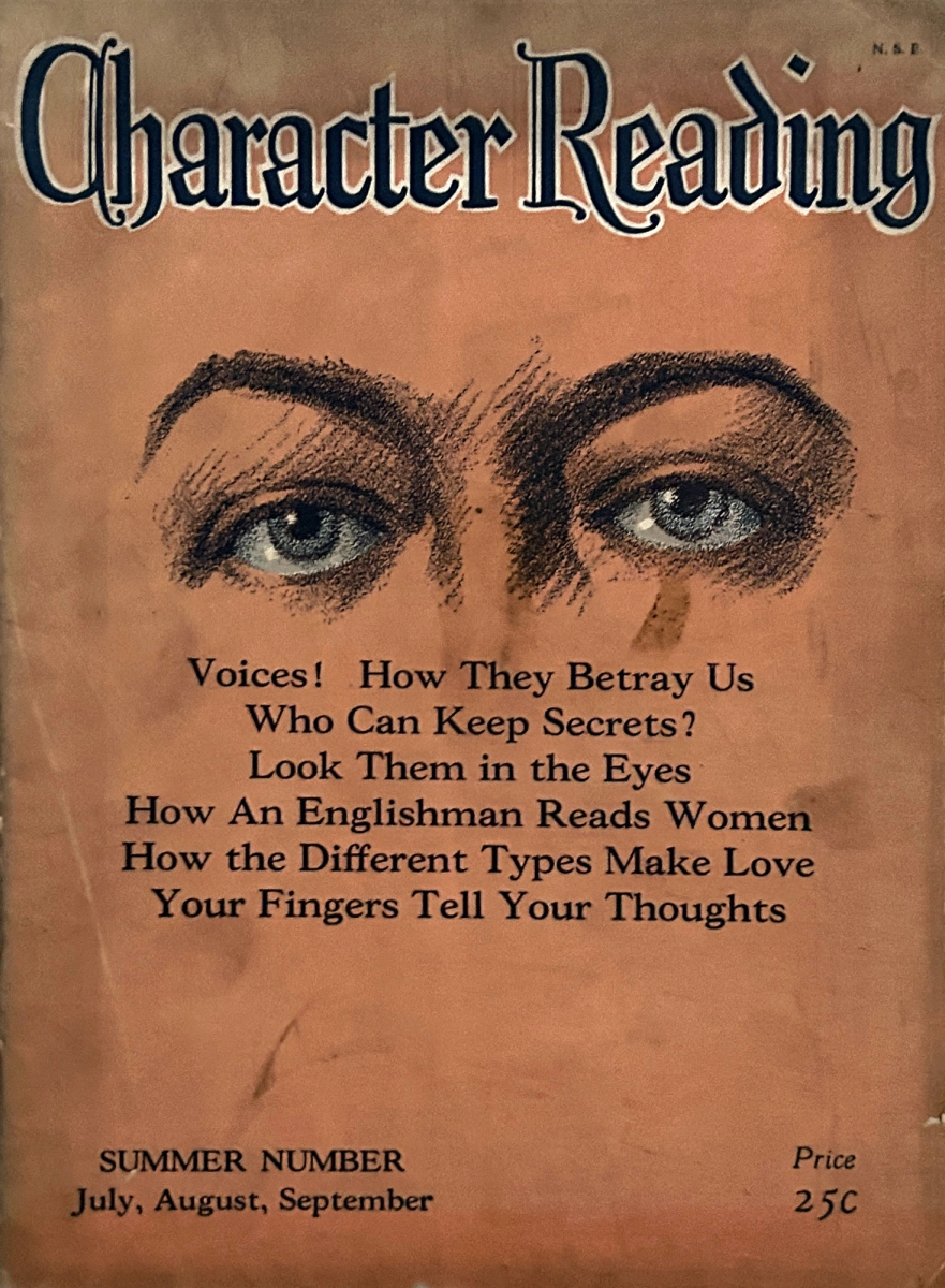 Character Reading | July 1932 at Wolfgang's