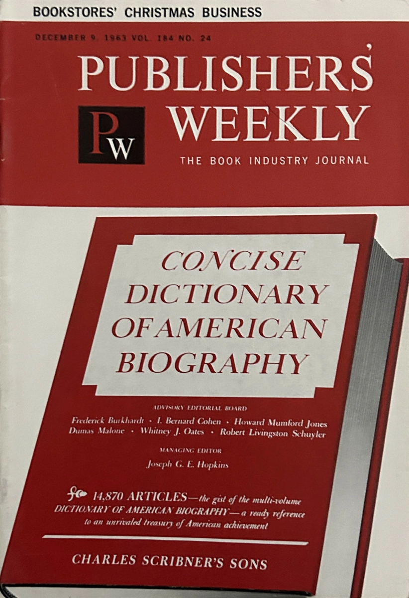 Publisher's Weekly | December 9, 1963 at Wolfgang's