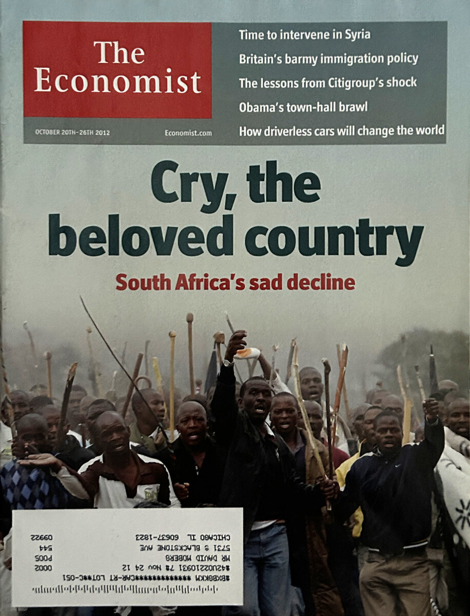 The Economist | October 20, 2012 at Wolfgang's