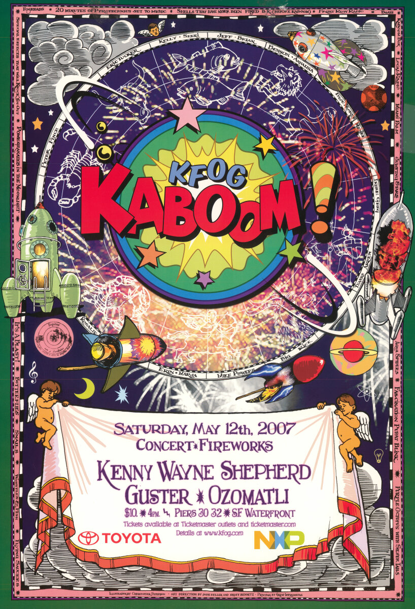 Kenny Wayne Shepherd Vintage Concert Poster from Pier 30/32, May 12 ...