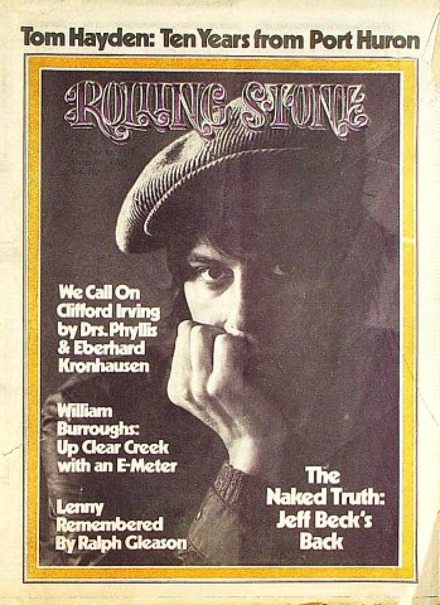 Rolling Stone | October 26, 1972 at Wolfgang's