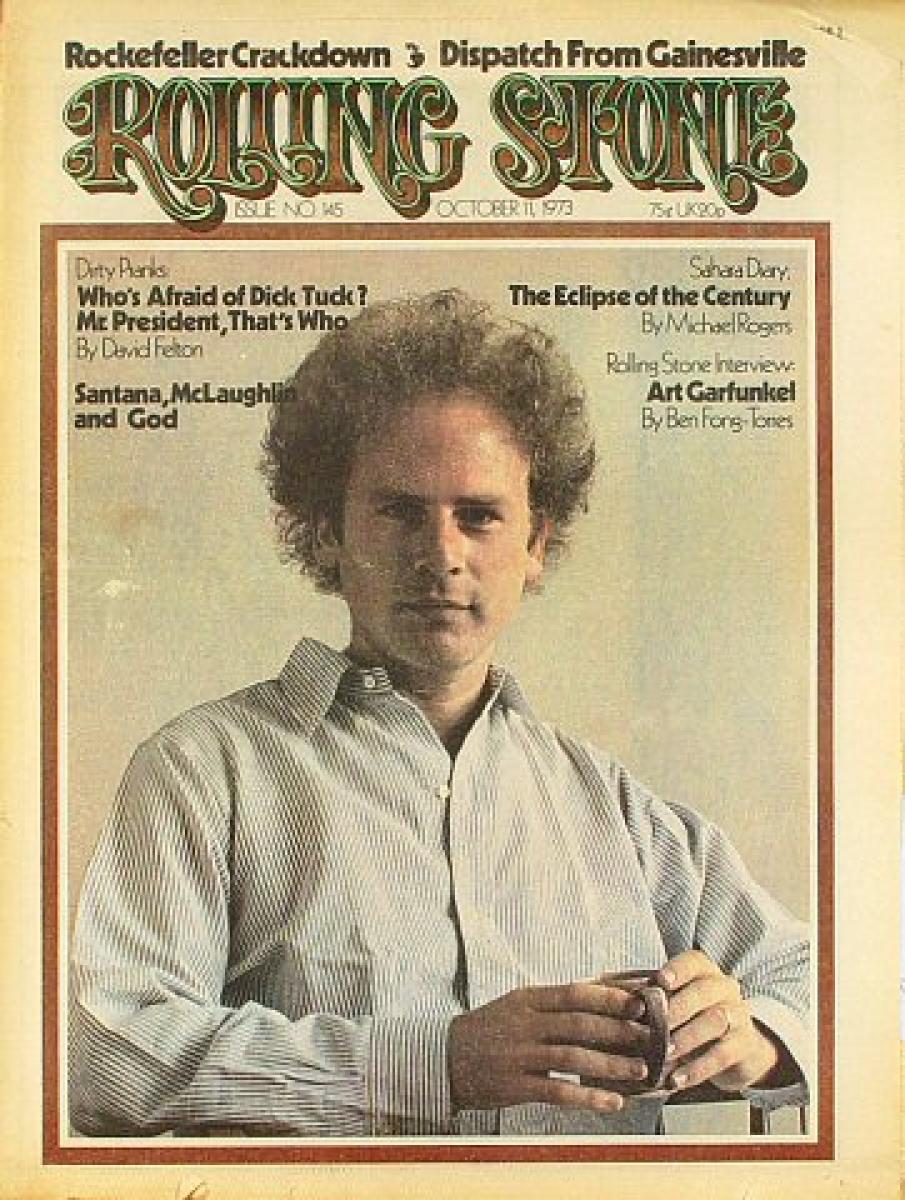 Rolling Stone | October 11, 1973 at Wolfgang's