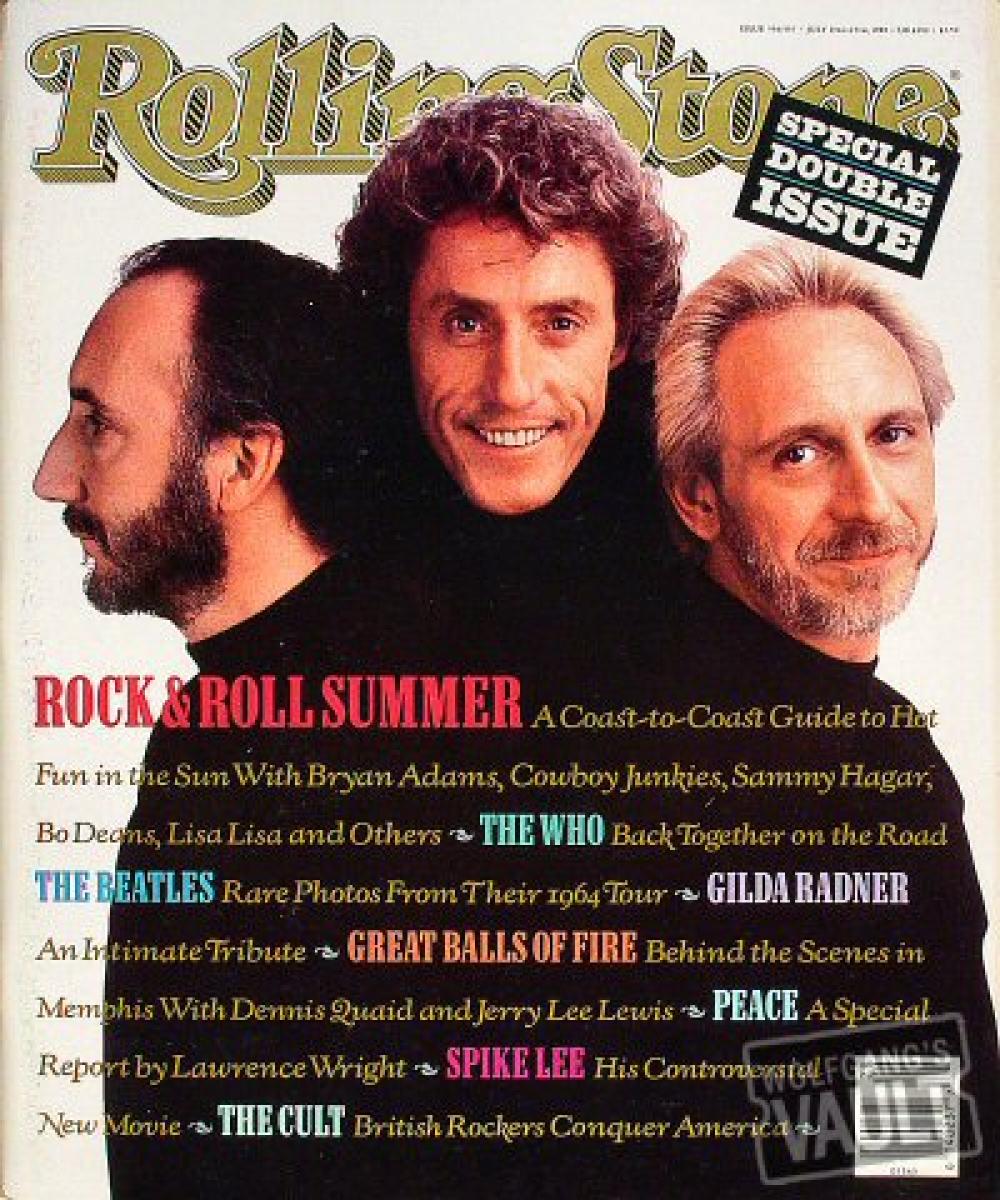 Rolling Stone Double Issue | July 13, 1989 at Wolfgang's