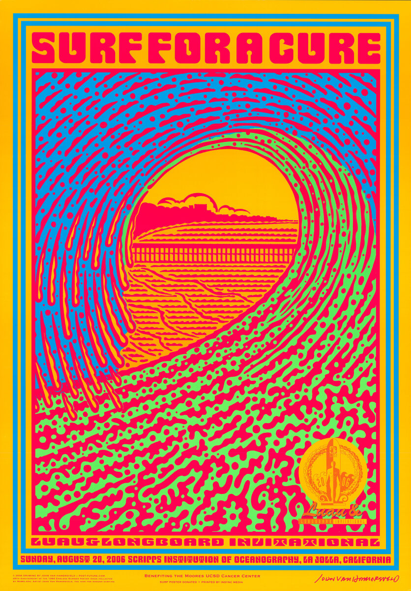 John Van Hamersveld Vintage Concert Poster, Aug 20, 2006 at Wolfgang's