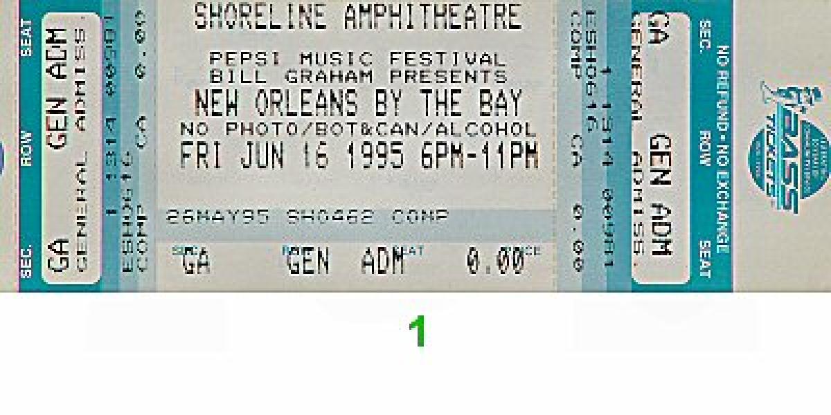 Al Green Vintage Concert Vintage Ticket from Shoreline Amphitheatre ...