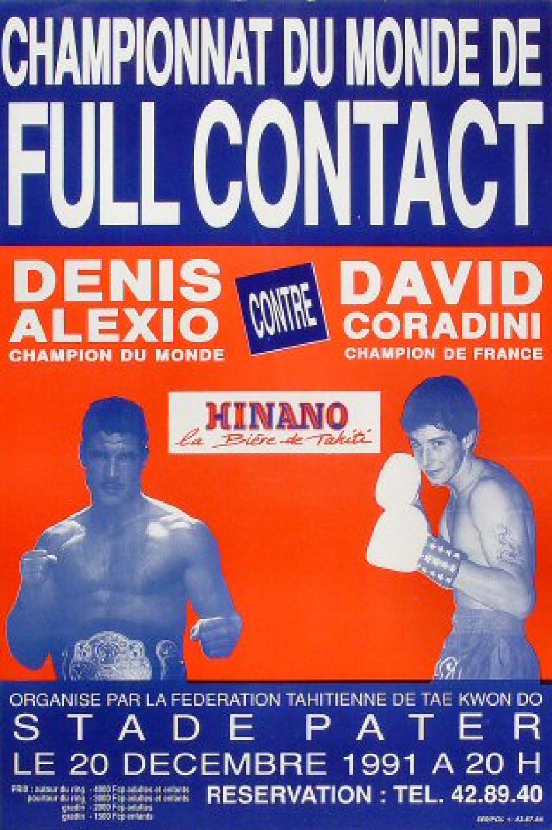 Dennis Alexio Vintage Concert Poster from Stade Pater, Dec 20, 1991 at ...