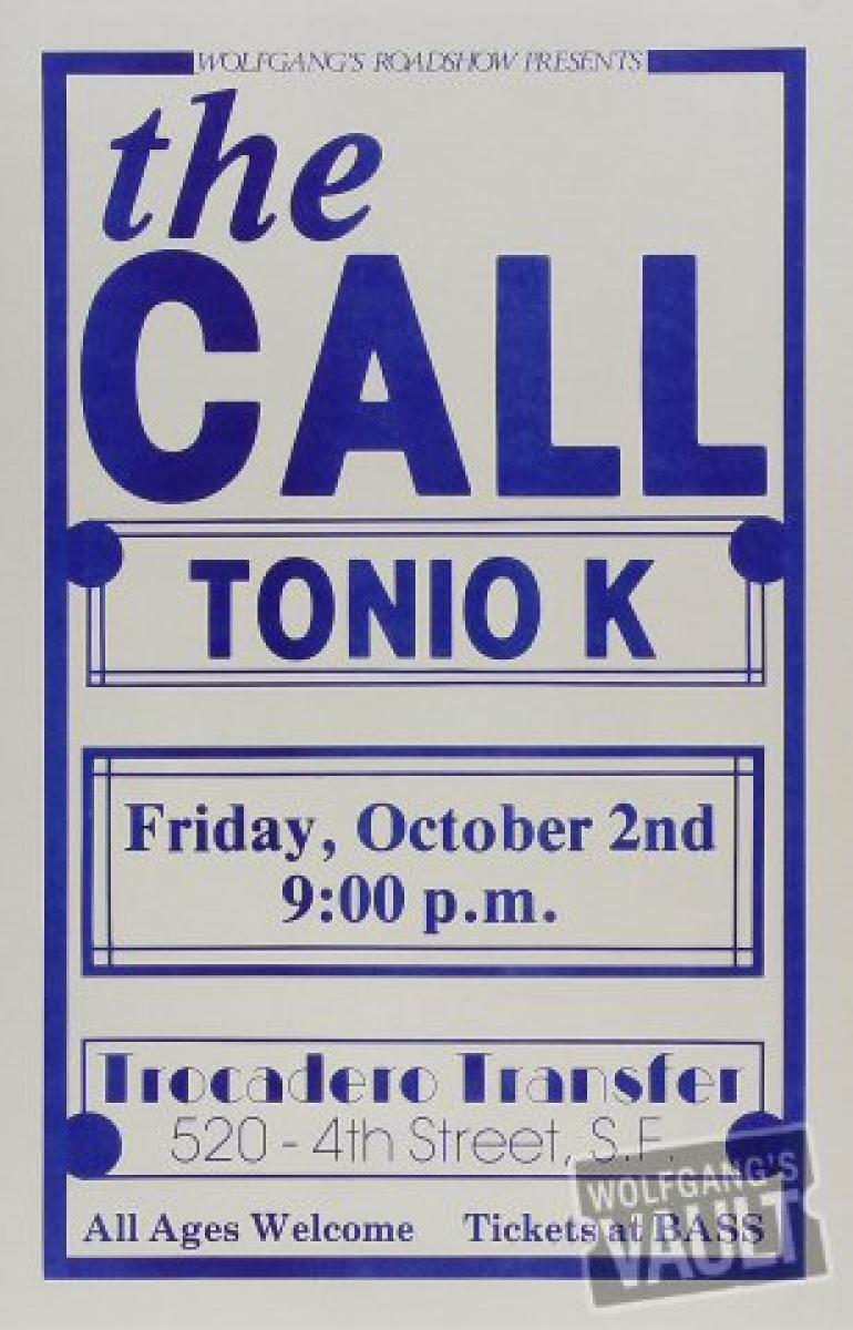 The Call Posters at Wolfgang's