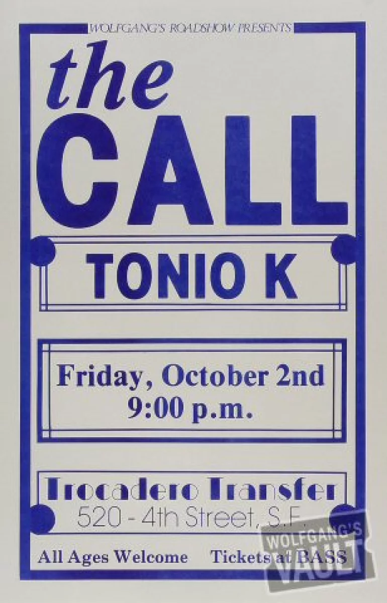 The Call Posters at Wolfgang's