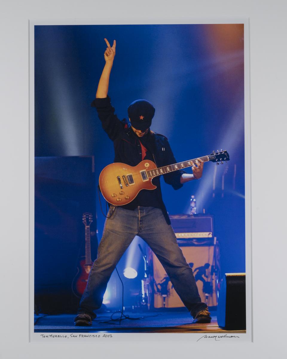 Tom Morello Vintage Concert Photo Fine Art Print from Warfield Theatre ...