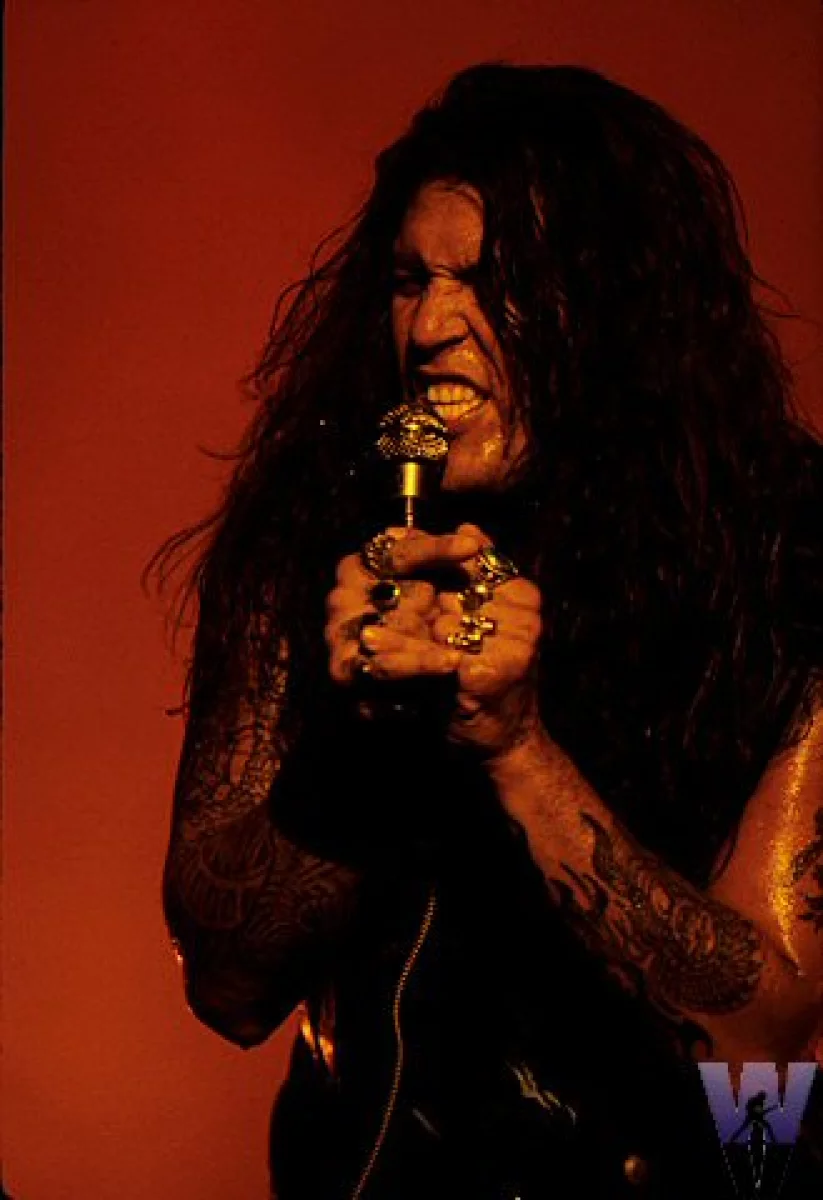 Chuck Billy Vintage Concert Photo Fine Art Print from Warfield Theatre ...