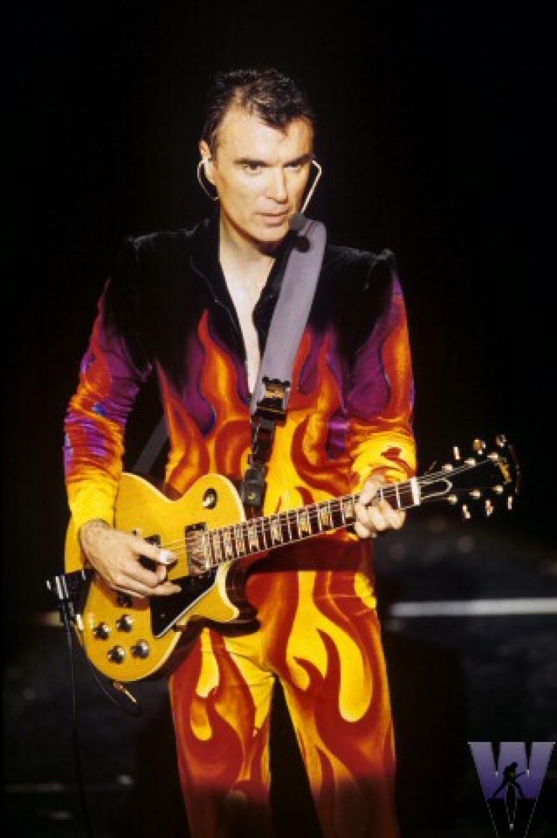 David Byrne Vintage Concert Photo Fine Art Print from Warfield Theatre ...