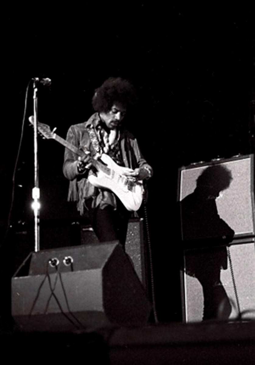 Jimi Hendrix Vintage Concert Photo Fine Art Print from Woolsey Hall ...
