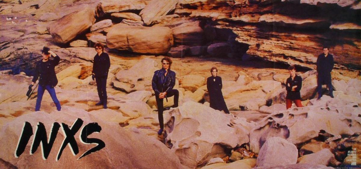 INXS Vintage Concert Poster, 1985 at Wolfgang's