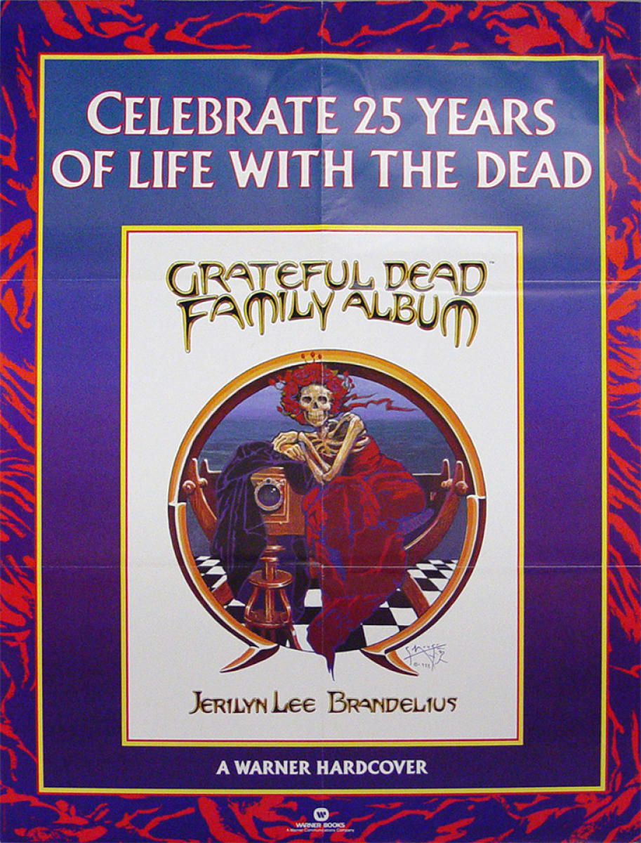 Grateful Dead Vintage Concert Poster, 1989 at Wolfgang's