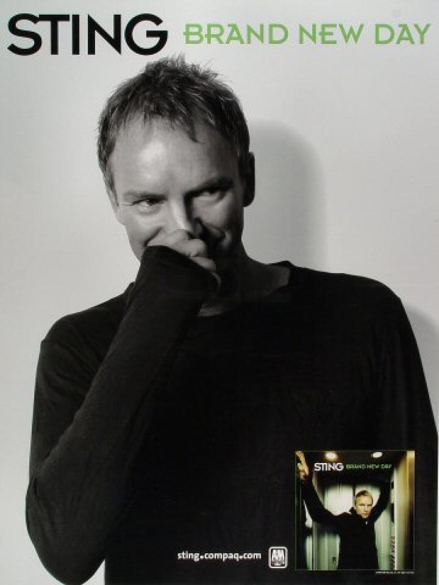 Sting Vintage Concert Poster, 1999 at Wolfgang's