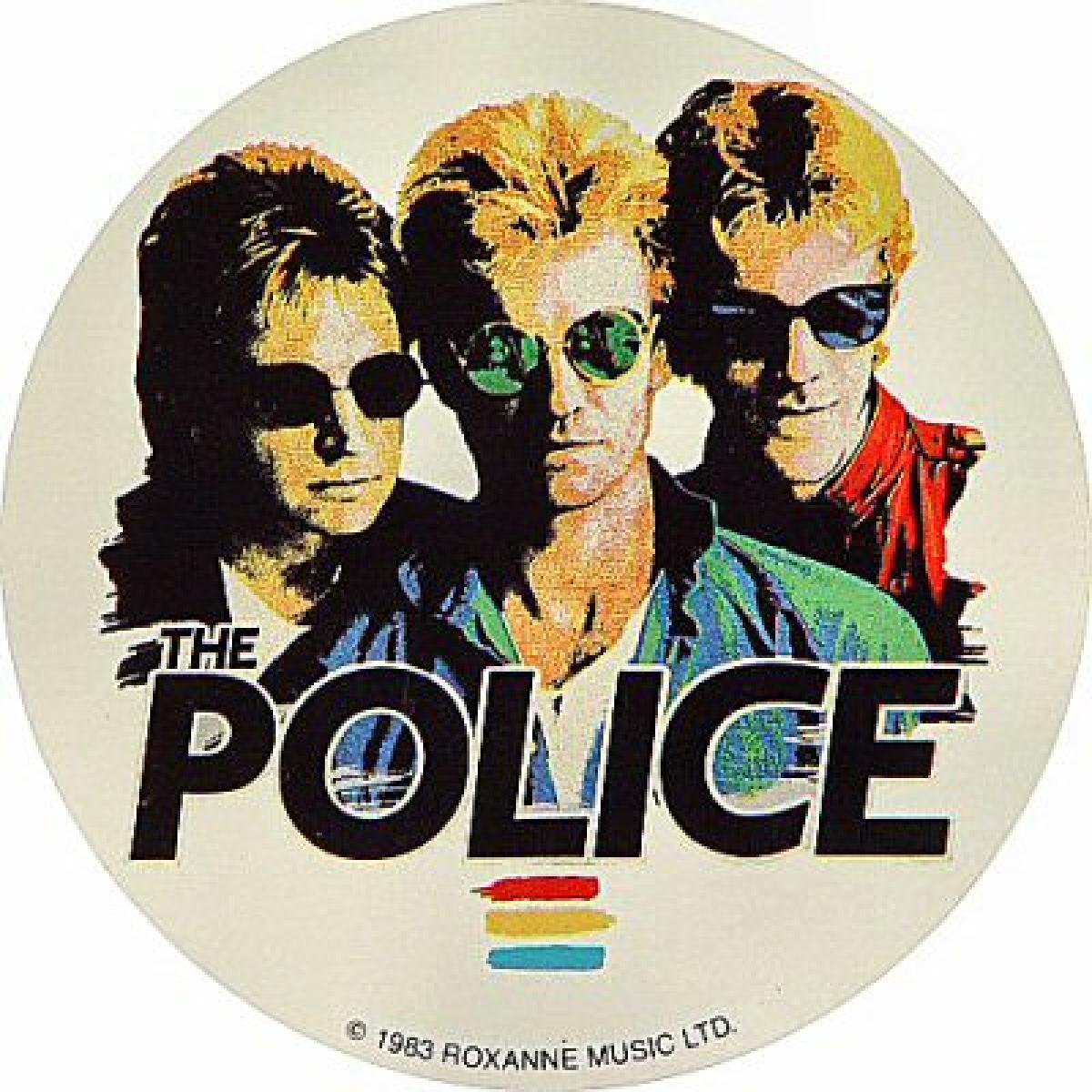 The Police Sticker, 1983 at Wolfgang's