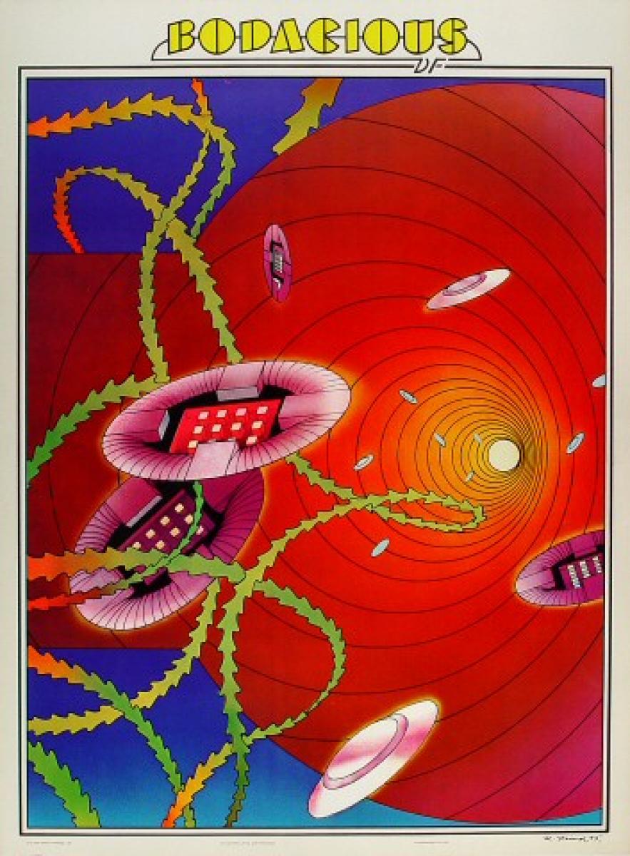 Bodacious Vintage Concert Poster, 1973 at Wolfgang's